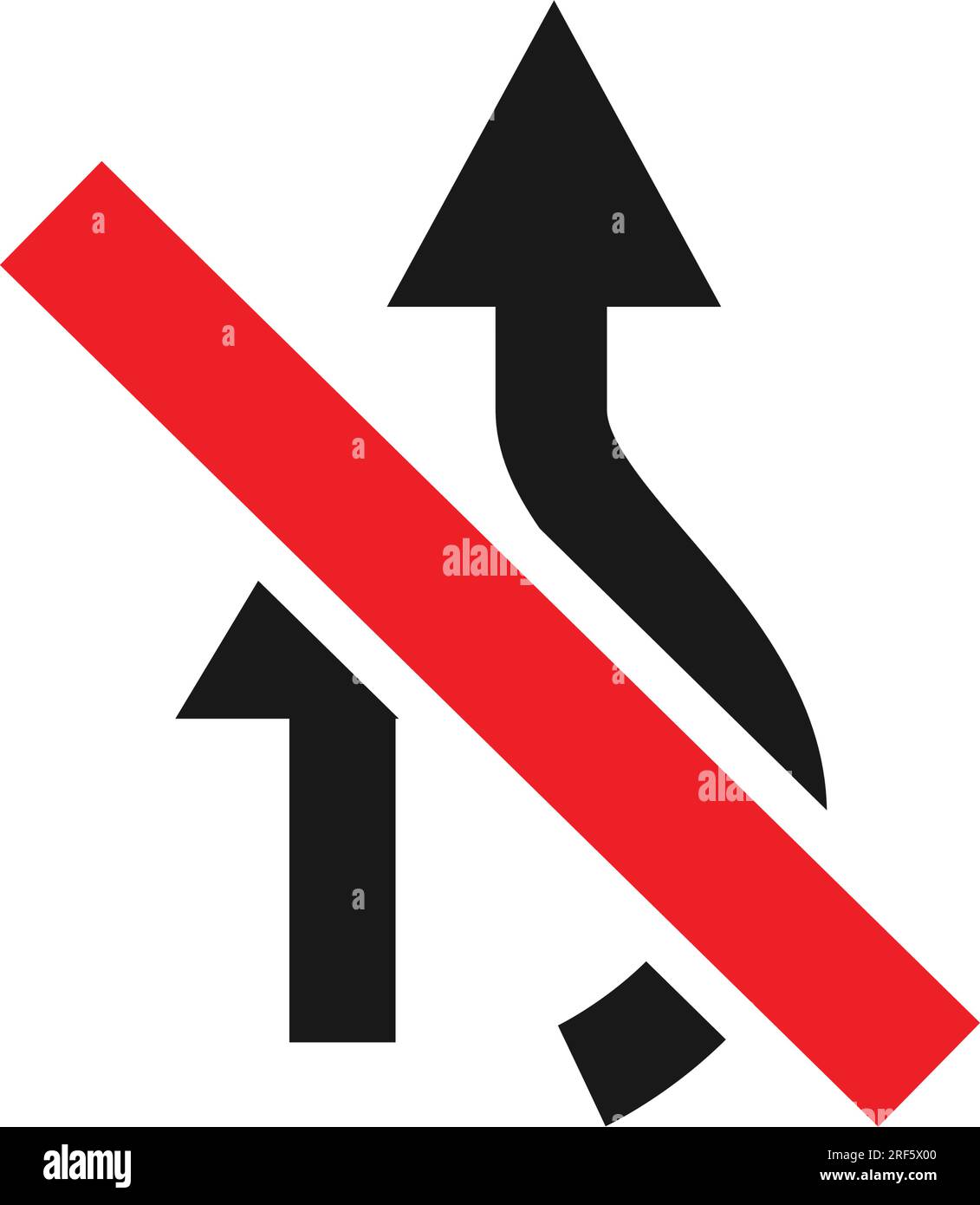 Traffic sign no overtaking Stock Vector Images - Alamy