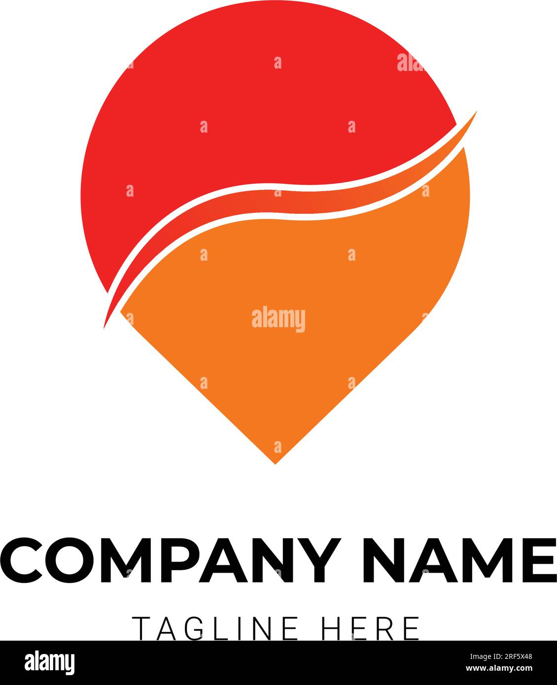 modern parachute logo design template Stock Vector Image & Art - Alamy