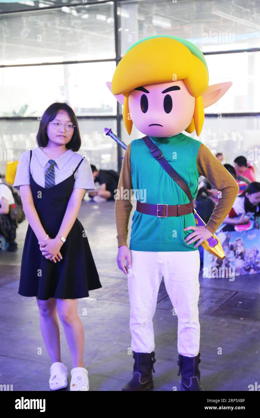 SHANGHAI, CHINA - JULY 30, 2023 - The Legend of Zelda Cosplayer at ...