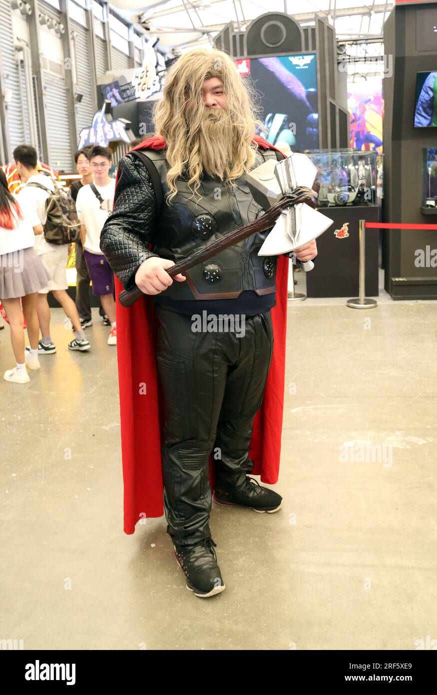SHANGHAI, CHINA - JULY 30, 2023 - Thor Odinson Cosplayer in The ...