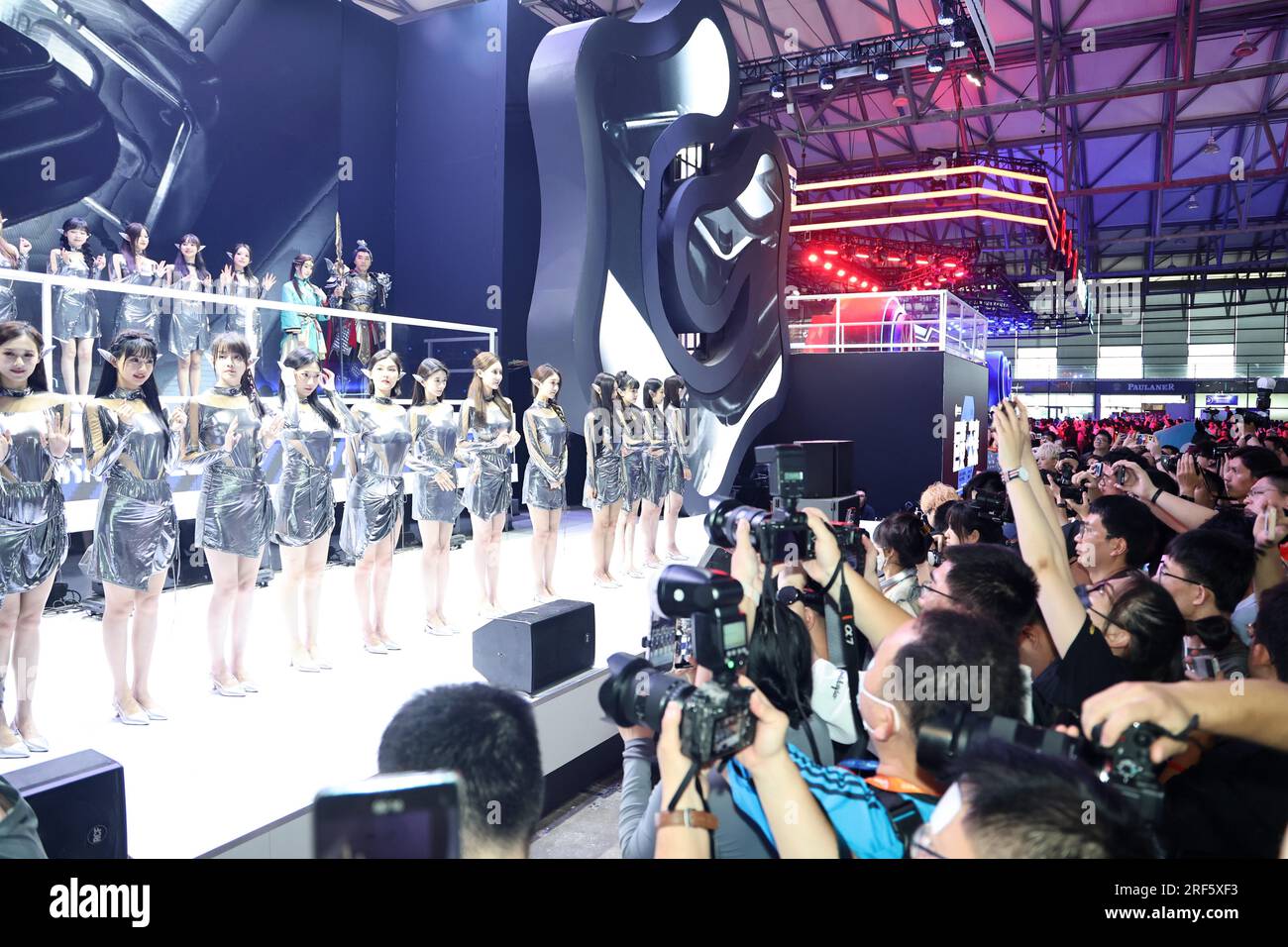 People visit the 2023 Chinajoy at weekends in Shanghai, China. 29th July, 2023. (Photo by ...