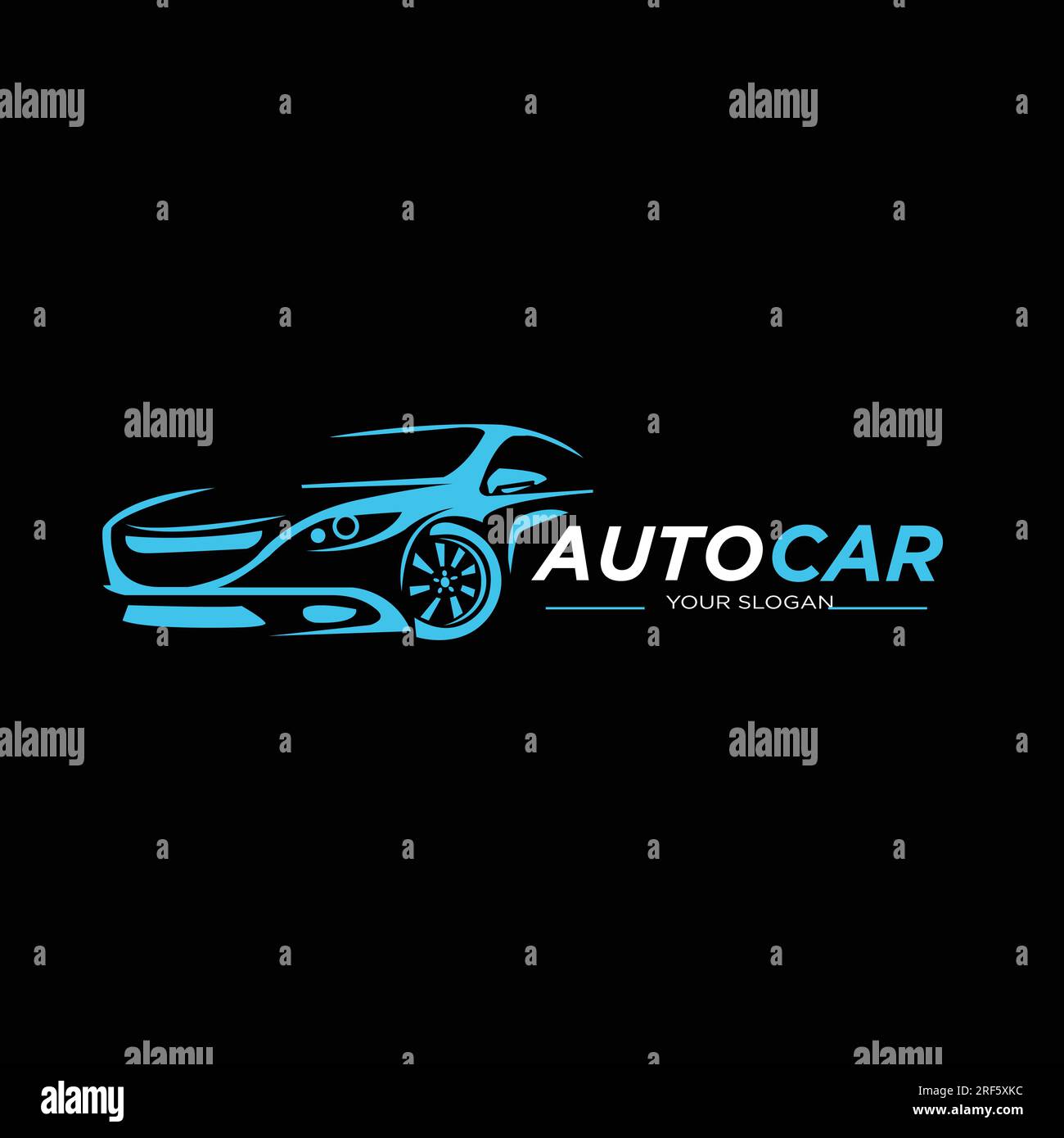 Abstract Lines Car Logo Vector. Vector illustration Stock Vector Image ...