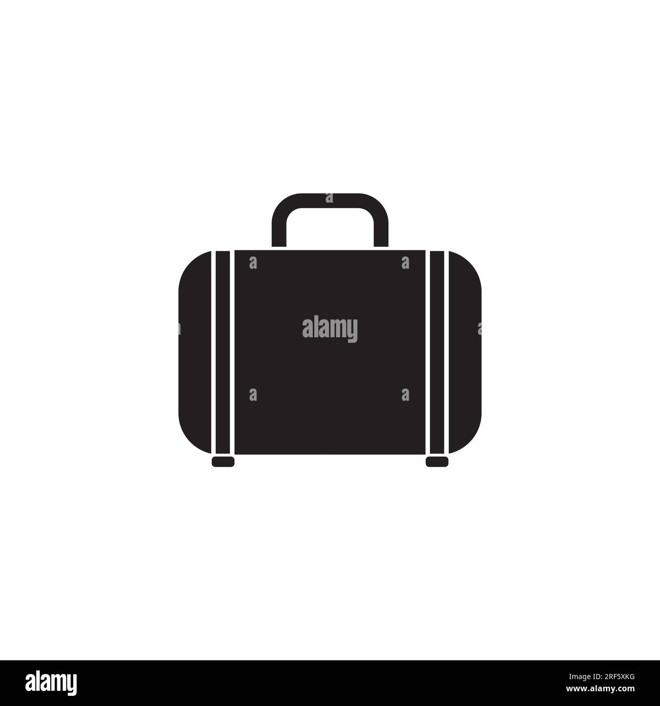 Suitcase icon. travel baggage vector icon. Suitcase flat logo isolated ...