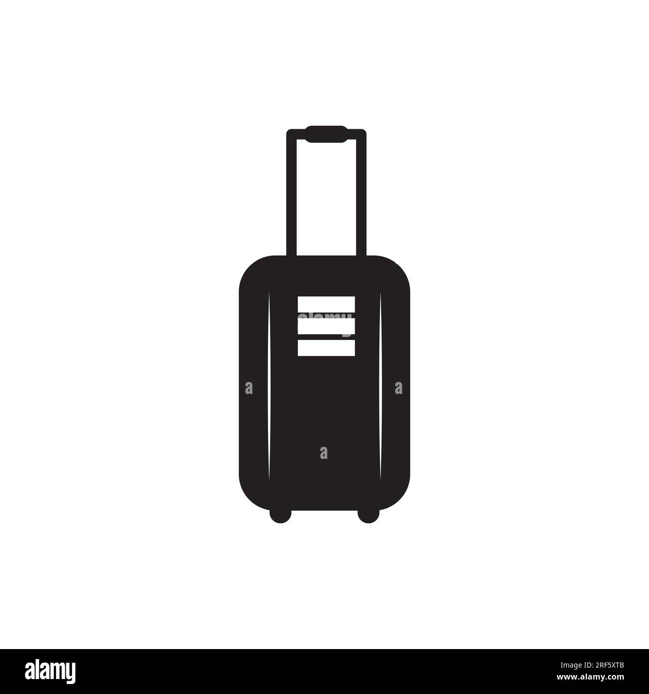 Suitcase icon. travel baggage vector icon. Suitcase flat logo isolated ...