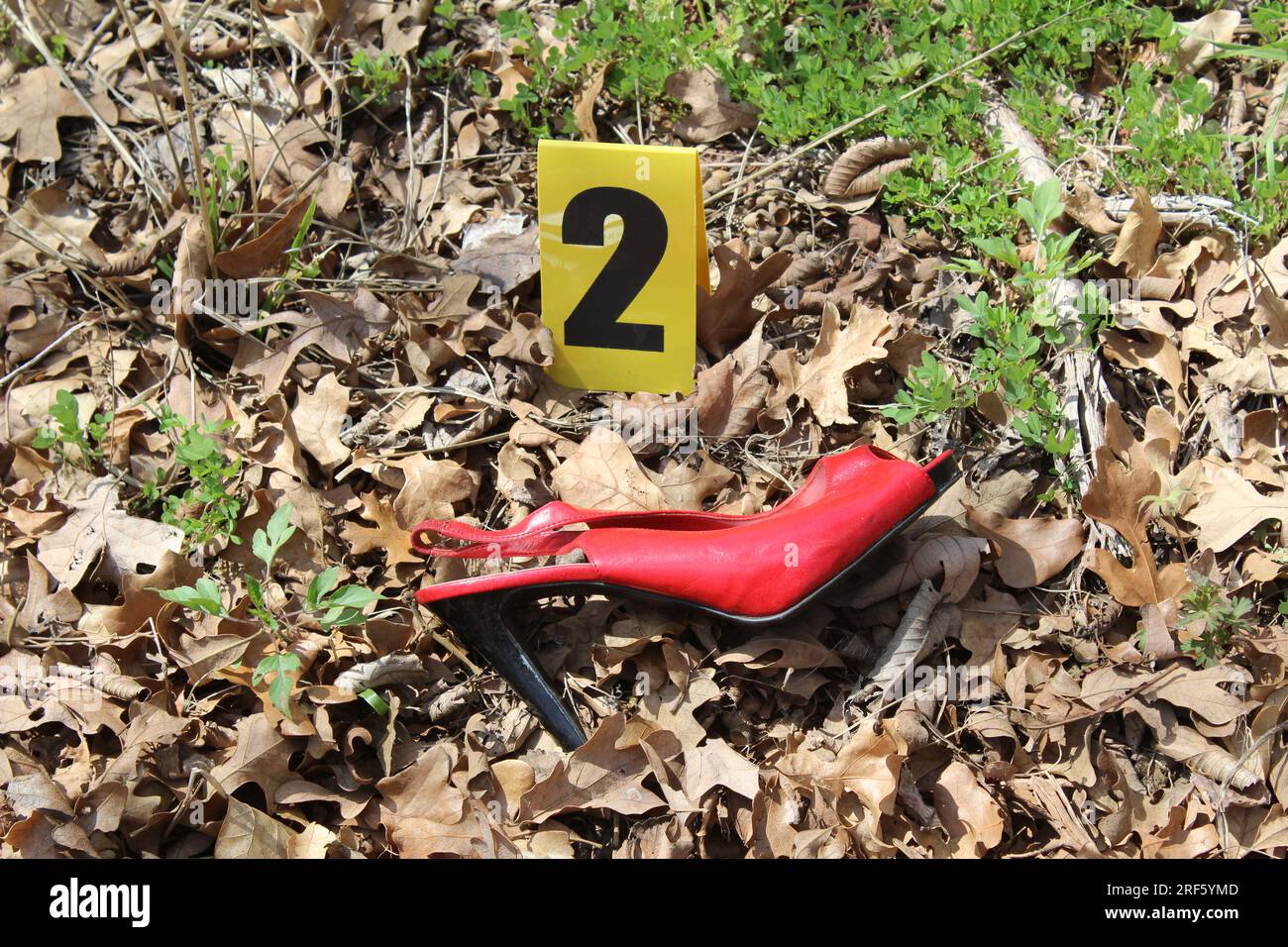 Crime scene marker hi-res stock photography and images - Alamy