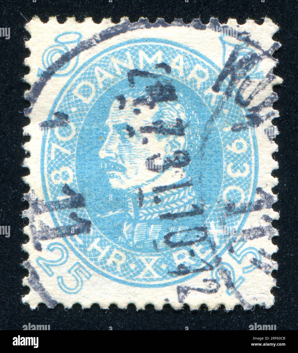 The scanned stamp. Ancient stamp. Portrait of the man Stock Photo - Alamy