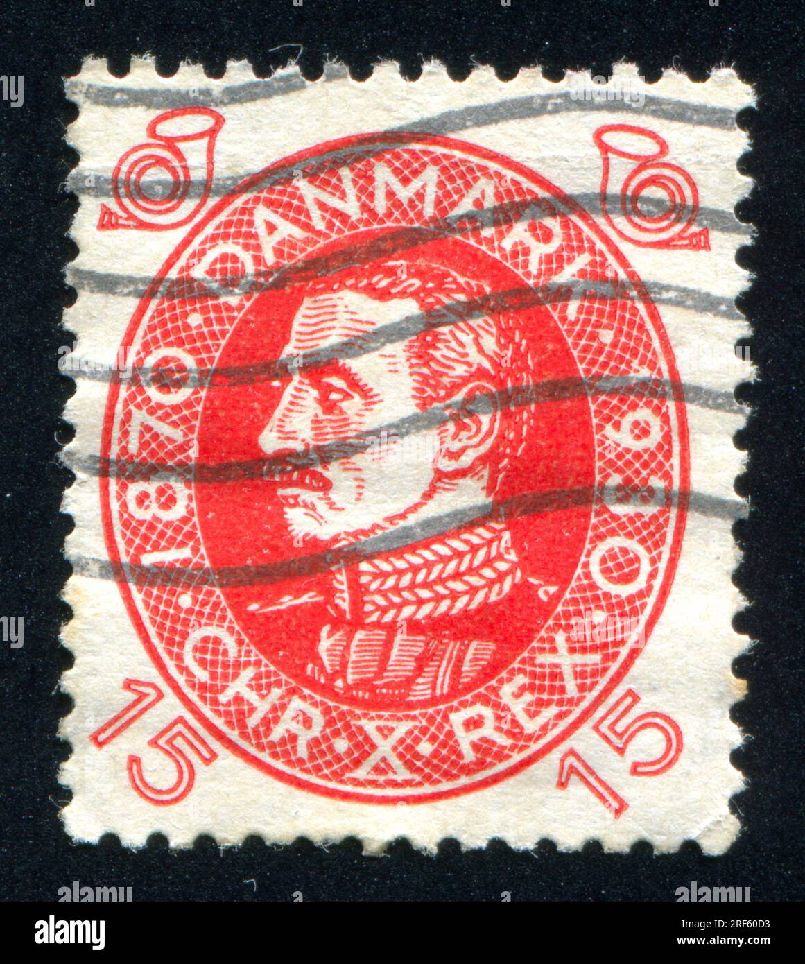 The scanned stamp. Ancient stamp. Portrait of the man Stock Photo - Alamy