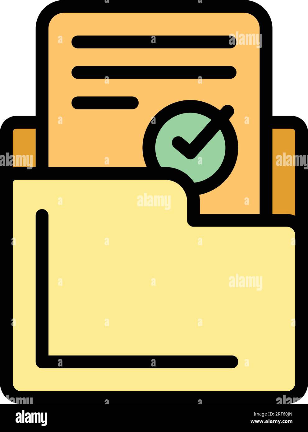 Study folder icon outline vector. Education office. Public student ...