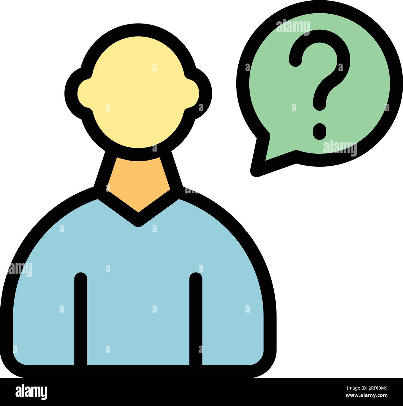 Student question icon outline vector. Study education. University ...