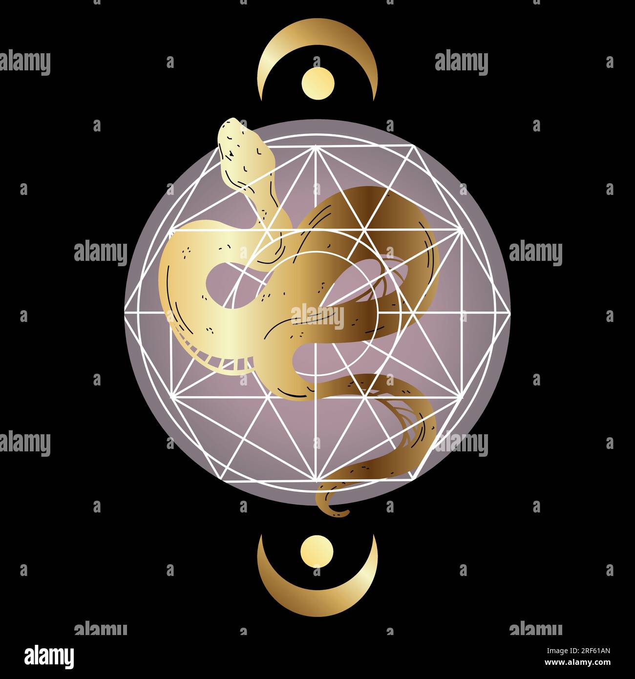 Moon Magic Sneak Vector illustration Stock Vector Image & Art - Alamy