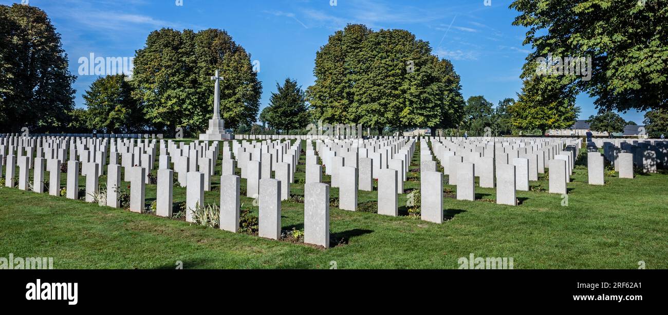 Bayeux War Cemetery, the largest Second World War cemetery of ...