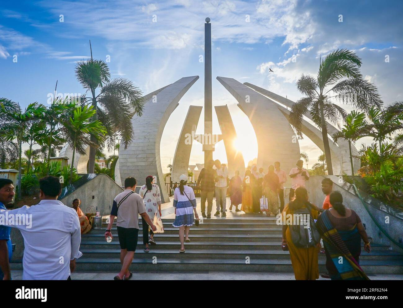 Chennai, India - July 14, 2023: M.G.R Memorial Complex. The memorial ...