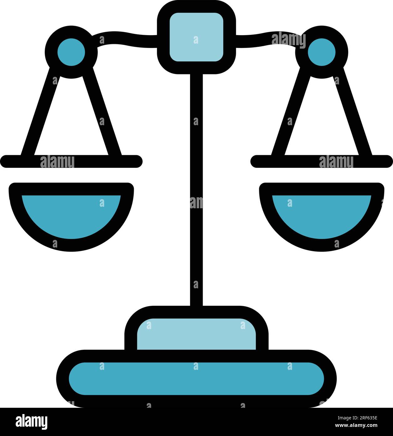 Trade scales icon outline vector. Show hall. Event people color flat Stock Vector Image & Art ...