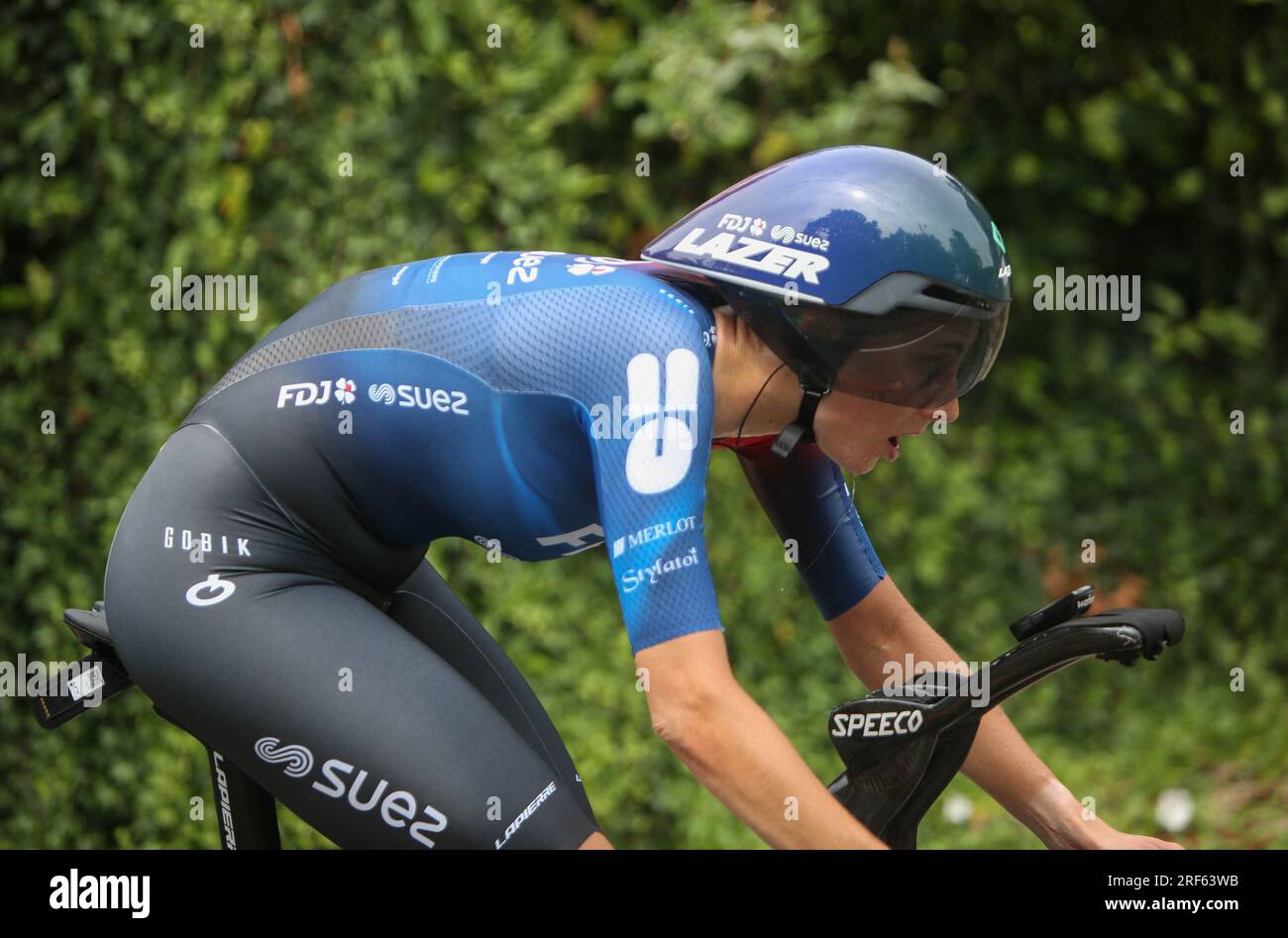 Pau, France. 30th July, 2023. GUAZZINI Vittoria of FDJ - SUEZ during the Tour de France Femmes ...