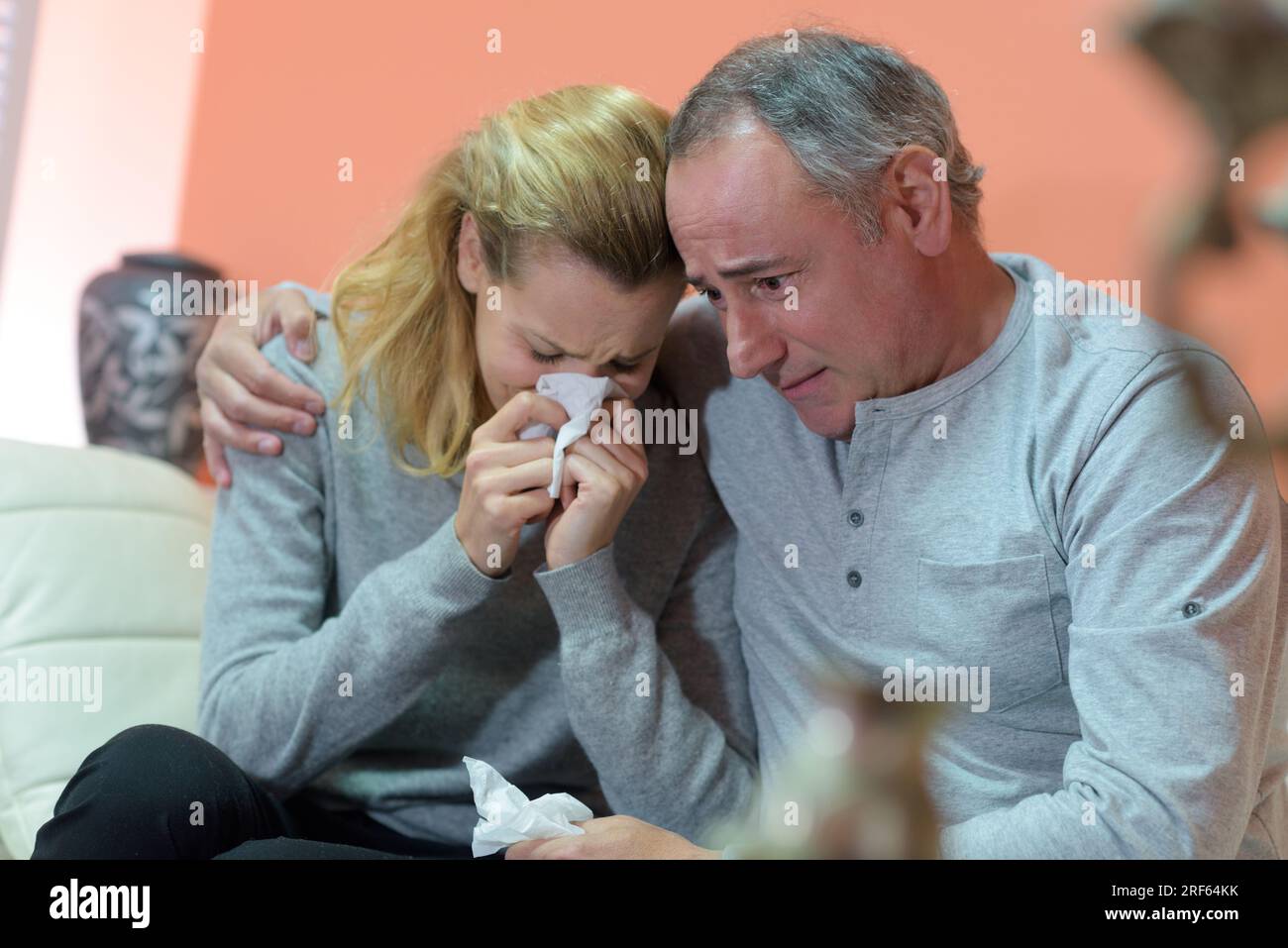family members supporting each other Stock Photo - Alamy