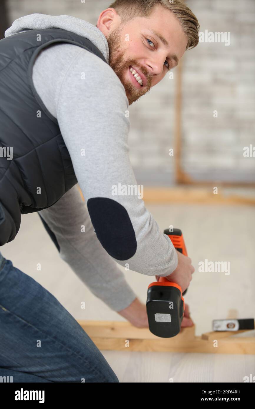 wood craftsman at work Stock Photo - Alamy