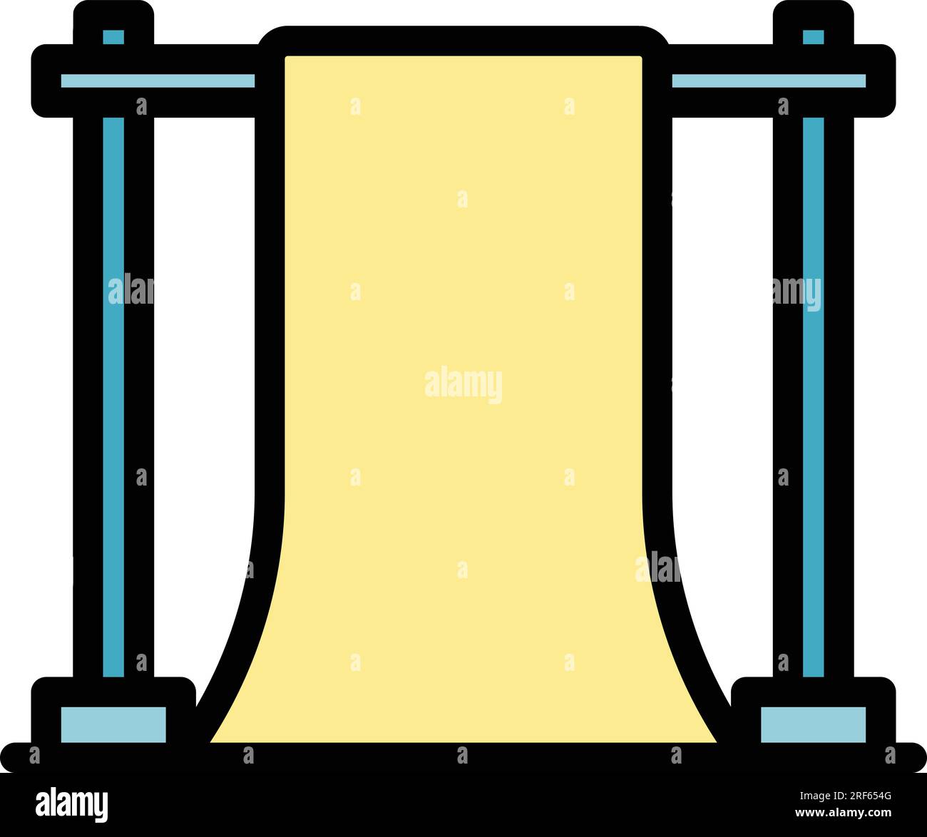 Photo studio design wall icon outline vector. Camera shoot. Video light ...