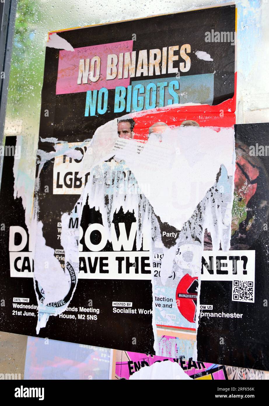 Ripped posters torn poster hi-res stock photography and images - Alamy