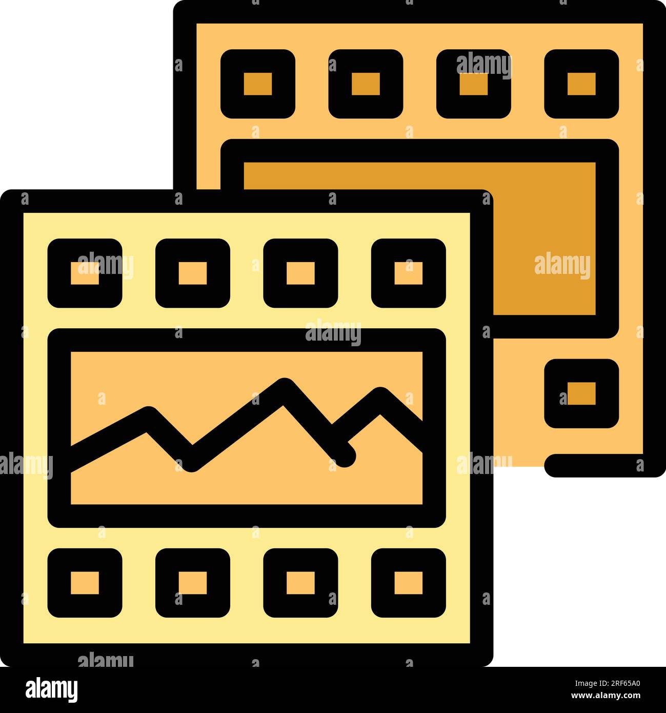Camera picture icon outline vector. Photo studio. Light shoot color ...