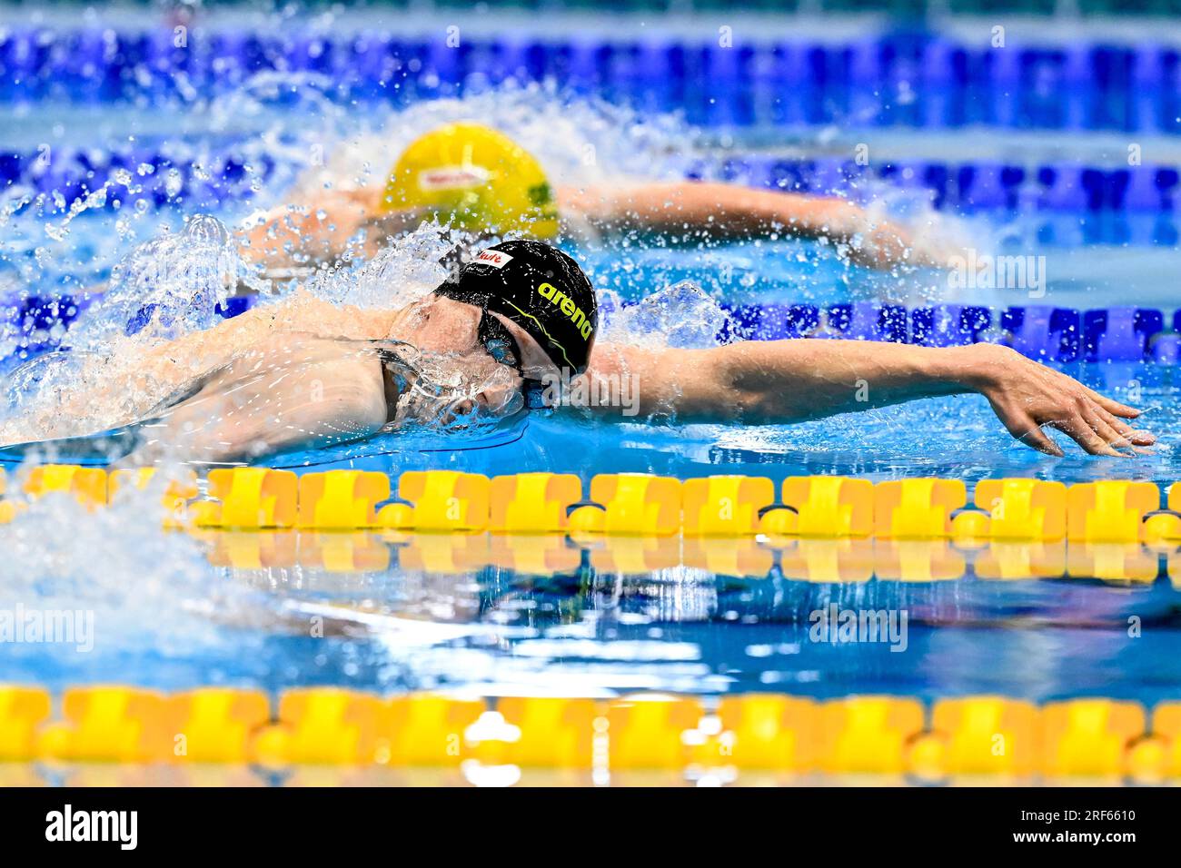 Lukas Martens of Germany competes in the 1500m Freestyle Men Final ...