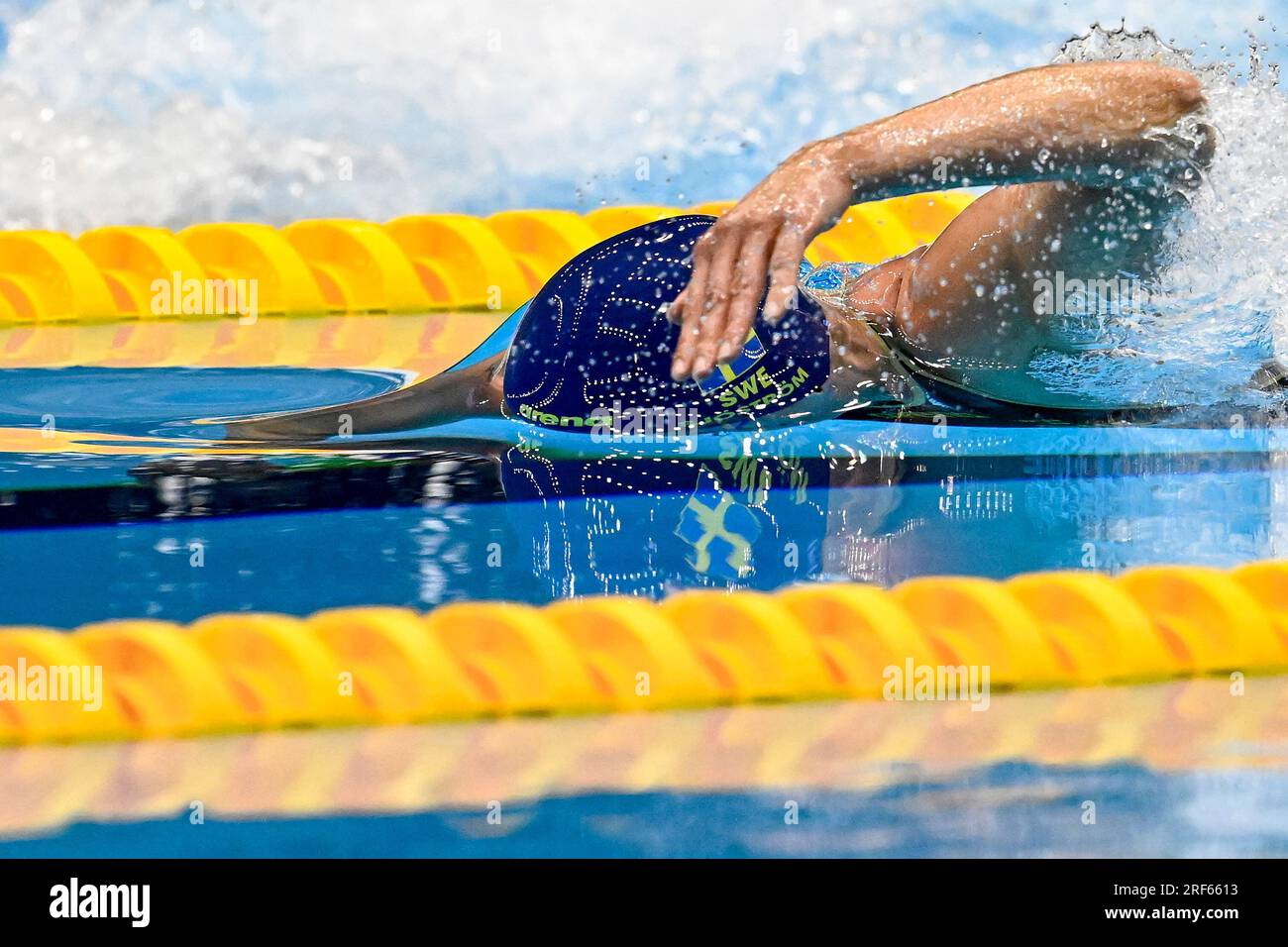 Sarah Sjostrom of Sweden competes in the 50m Freestyle Women Final ...