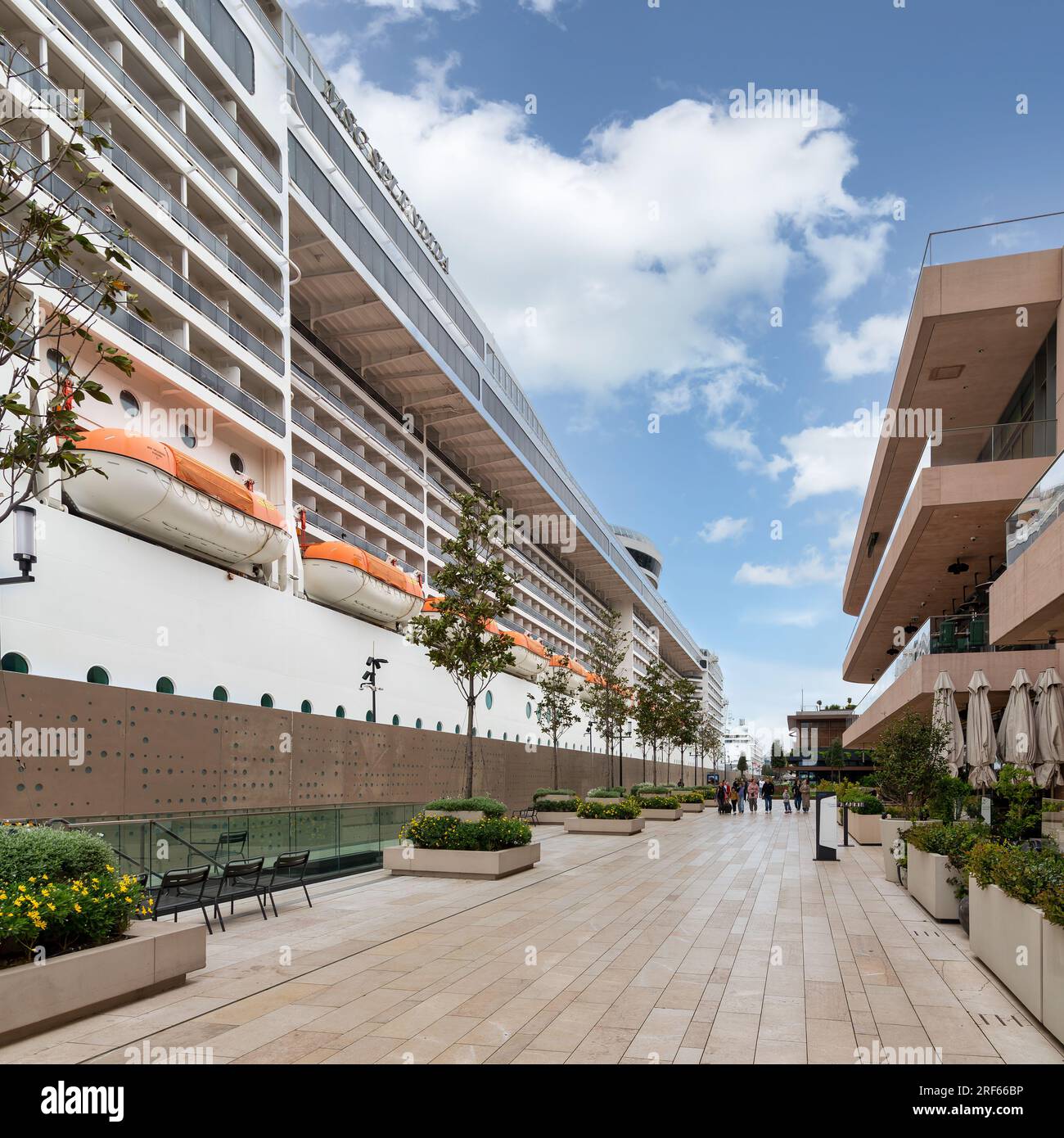 Istanbul, Turkey - May 5, 2023: MSC SPLENDIDA, Large cruise ship docked ...