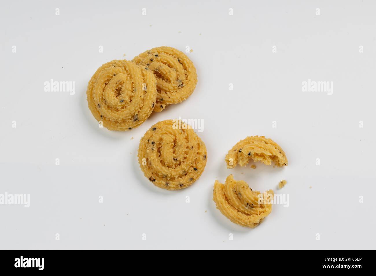 MURUKKU, Kerala special snack made using rice flour, isolated image ...