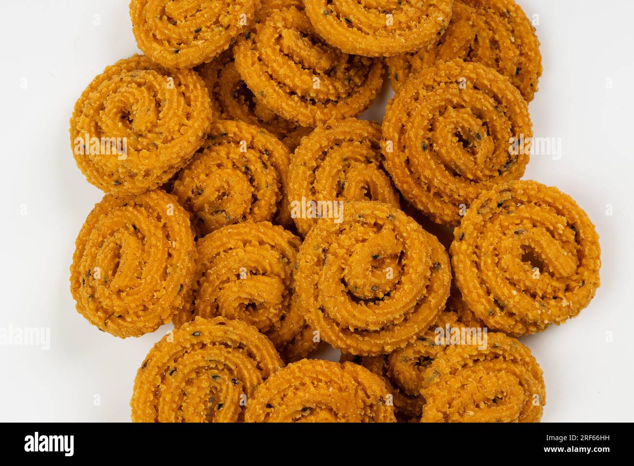 MURUKKU, Kerala special snack made using rice flour, isolated image ...