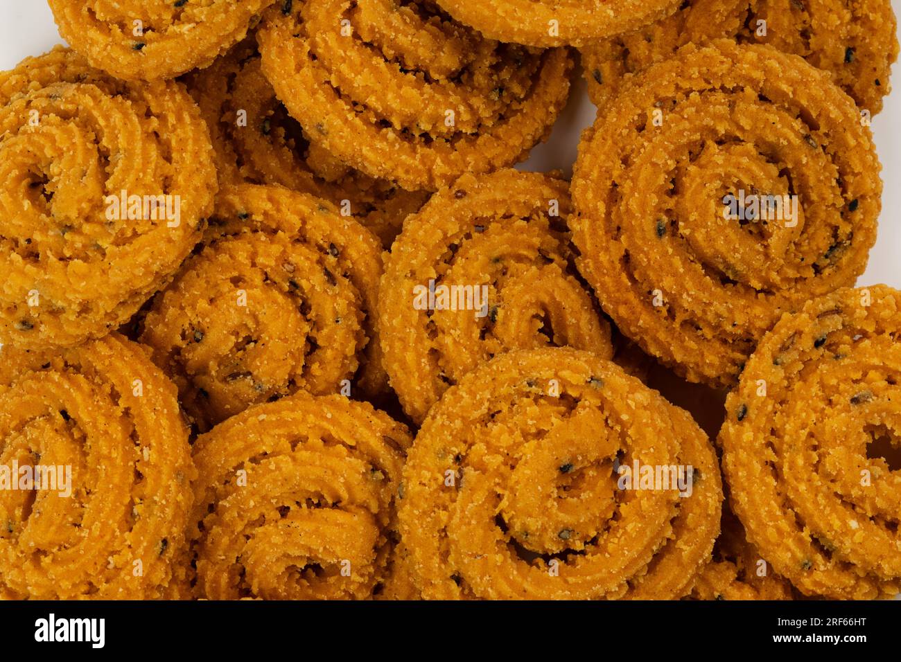 MURUKKU, Kerala special snack made using rice flour, isolated image ...