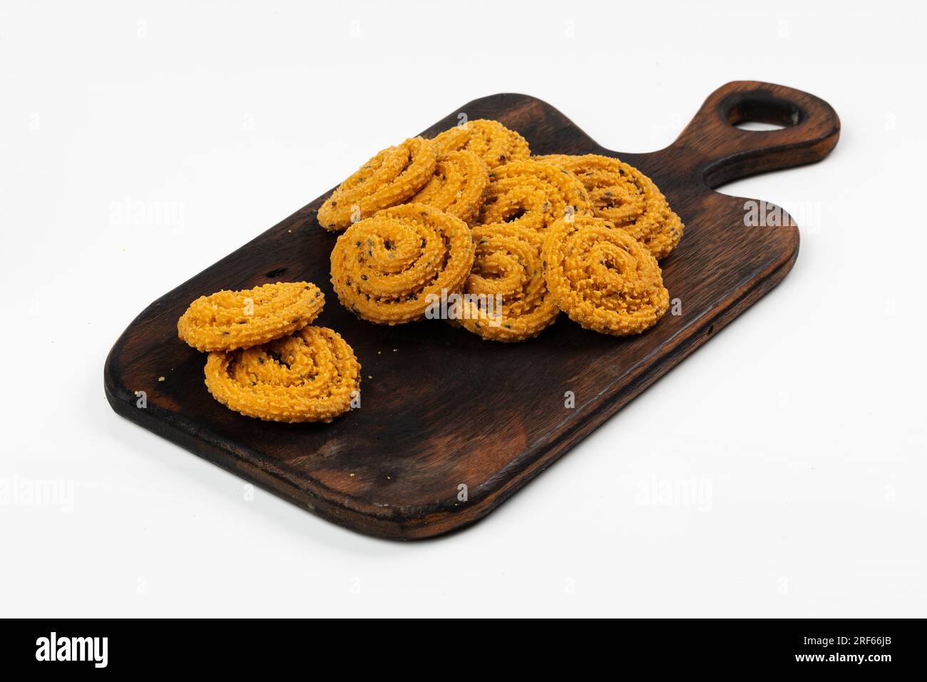 MURUKKU, Kerala special snack made using rice flour, isolated image ...