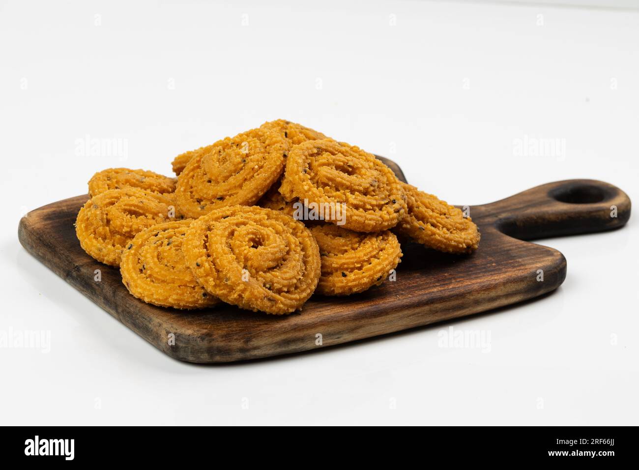 MURUKKU, Kerala special snack made using rice flour, isolated image ...