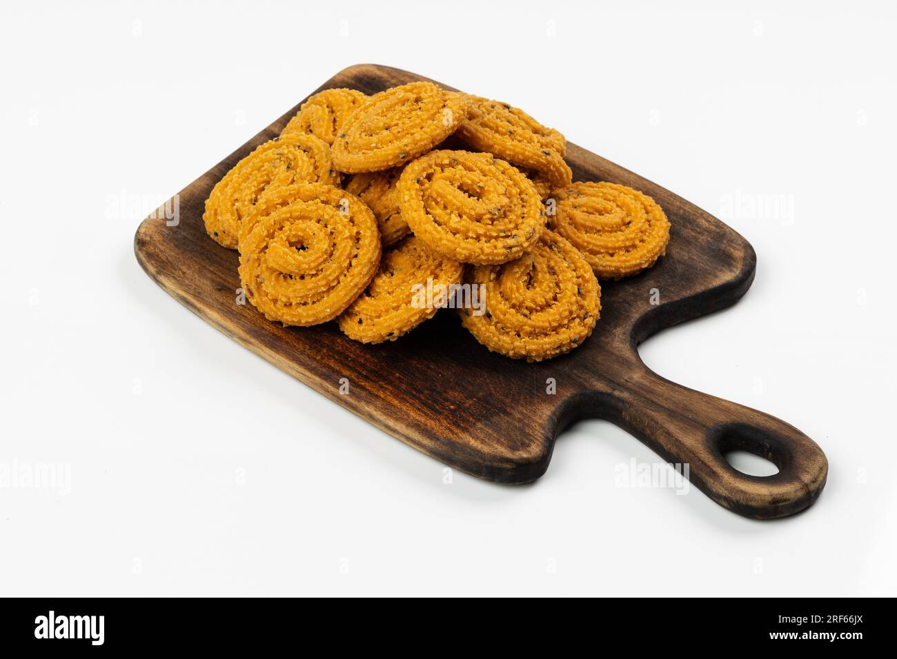 MURUKKU, Kerala special snack made using rice flour, isolated image ...