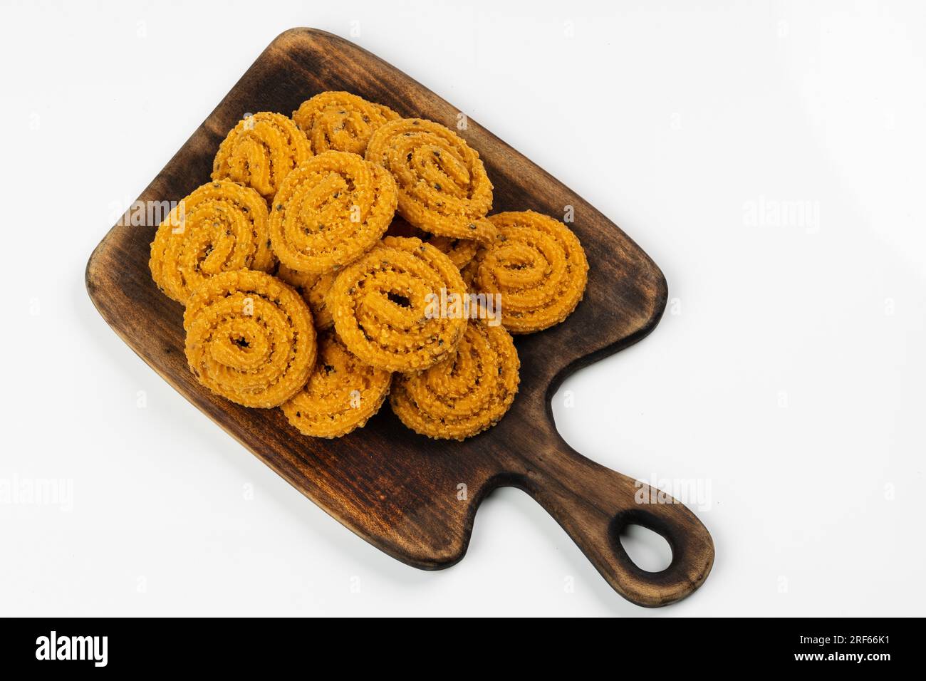 MURUKKU, Kerala special snack made using rice flour, isolated image ...