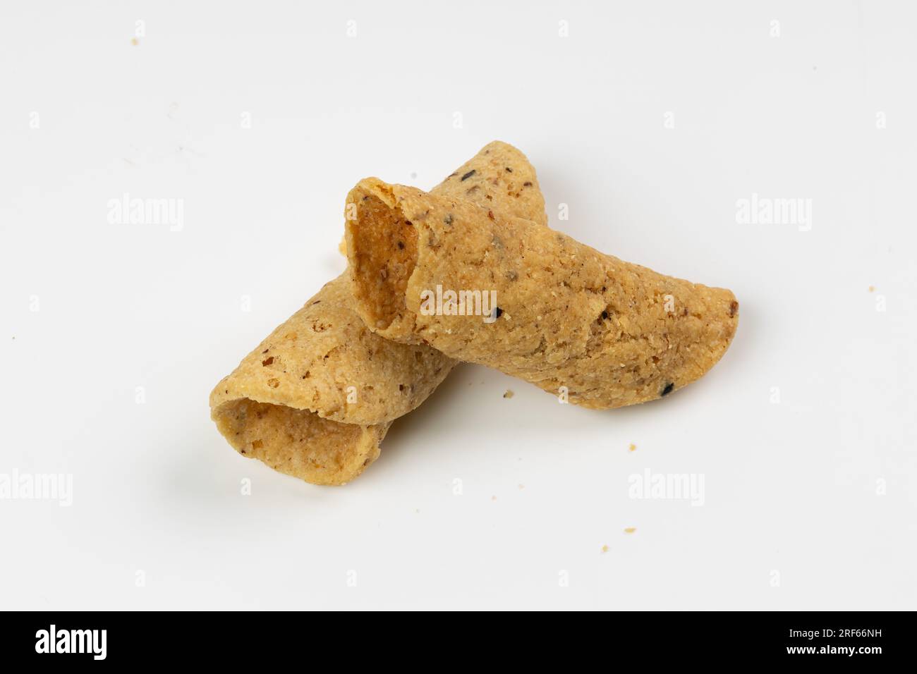 KUZHALAPPAM or MADAKKU APPAM, old type Indian snack, isolated images ...