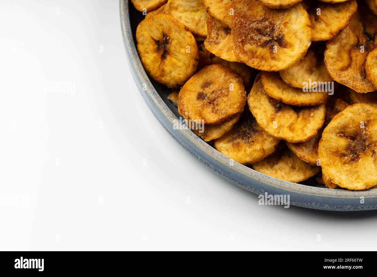 Kerala chips or Banana chips, cult snack item of Kerala,Isolated image ...