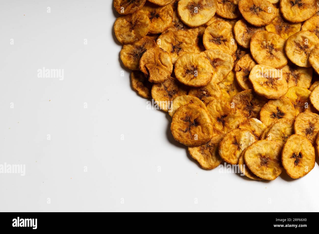 Kerala chips or Banana chips, cult snack item of Kerala ,Isolated image ...