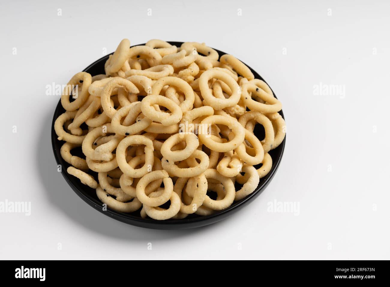MURUKKU, ring shaped murukku ,south Indian tasty snack item, isolated ...