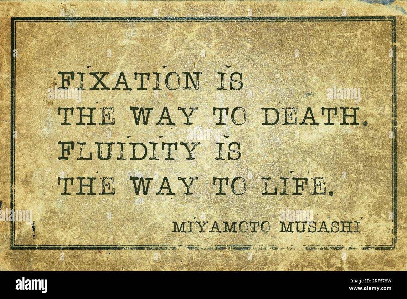 Fixation is the way to death. Fluidity is the way to life - ancient ...