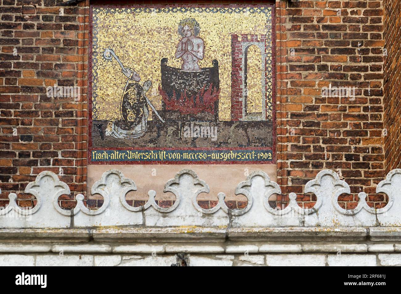 Brick Gothic castle a chapter house of Bishopric of Pomesania built in ...