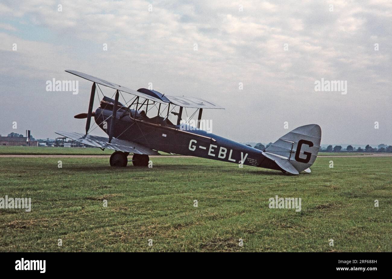A De Havilland DH.60 Cirrus Moth Bi-Plane, built in 1925, it is still ...