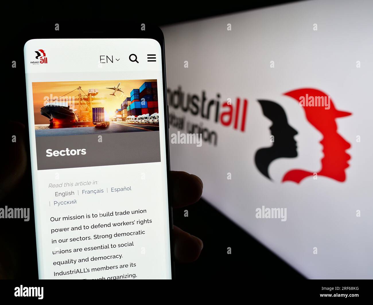 Industriall logo hi-res stock photography and images - Alamy