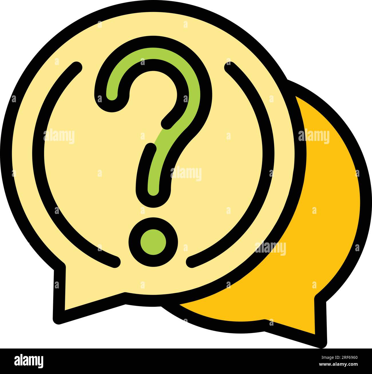 Homework chat icon outline vector. Help study. Teacher parent color ...