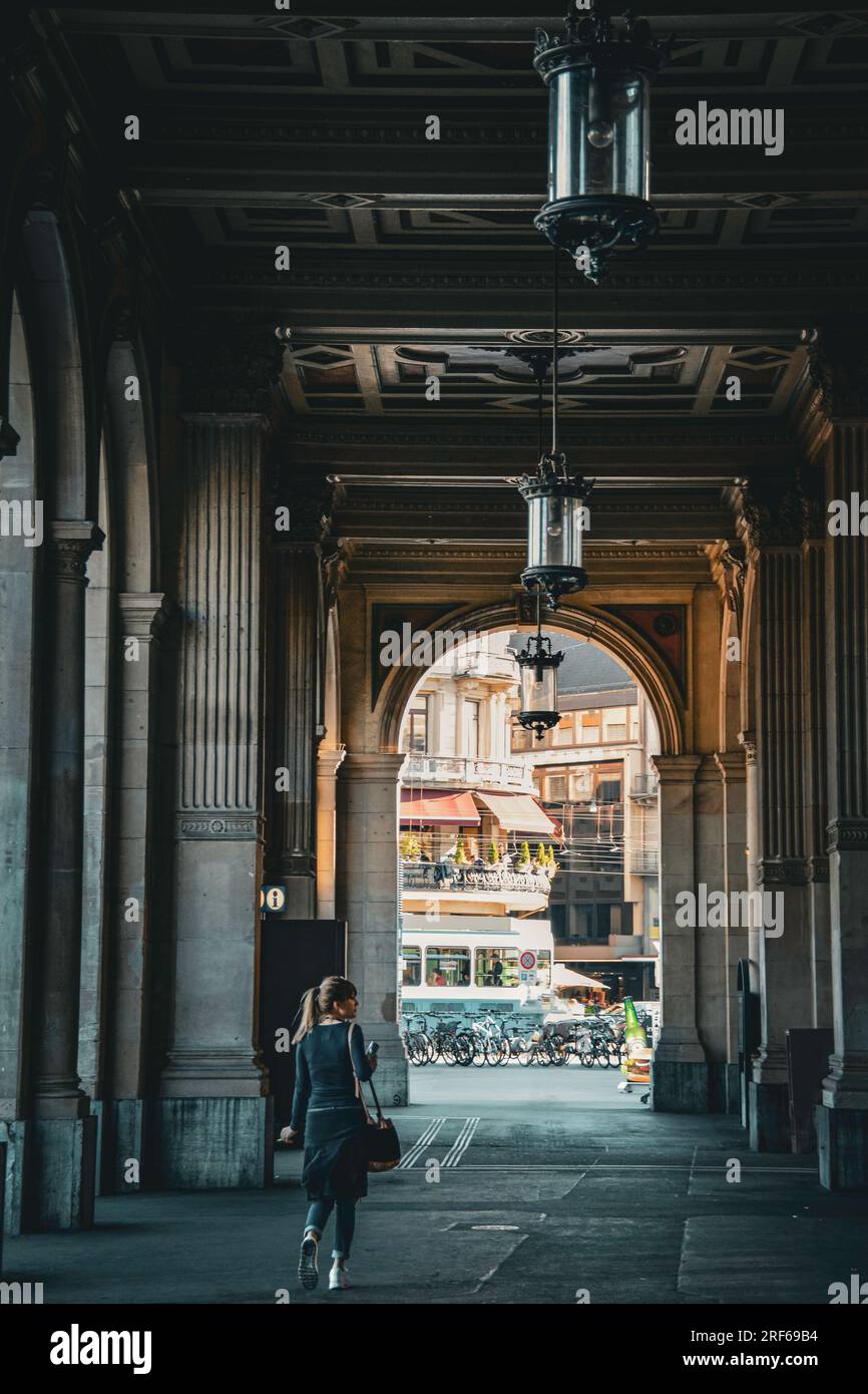 A Walk Through the Corridors of Zurich, Switzerland Stock Photo - Alamy