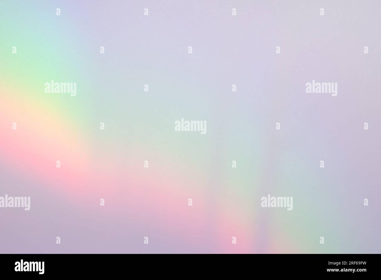 Holographic rainbow gradient color light refraction overlay effect on ...