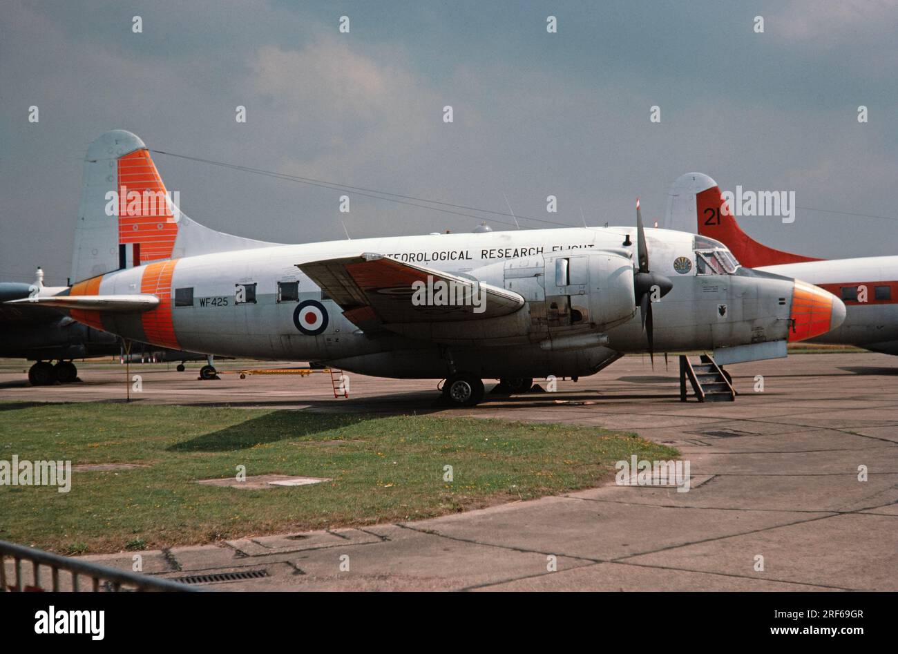 A Vickers Varsity British Transport aircraft of The Royal Air Force, at ...