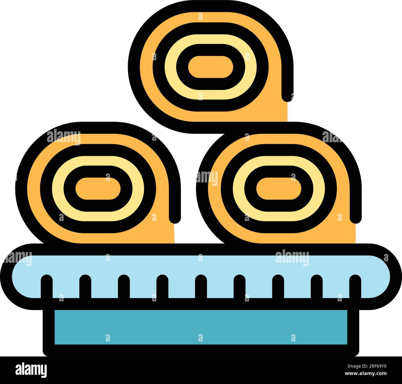 Spa towel pack icon outline vector. Leg exercise. Massage hydro color ...