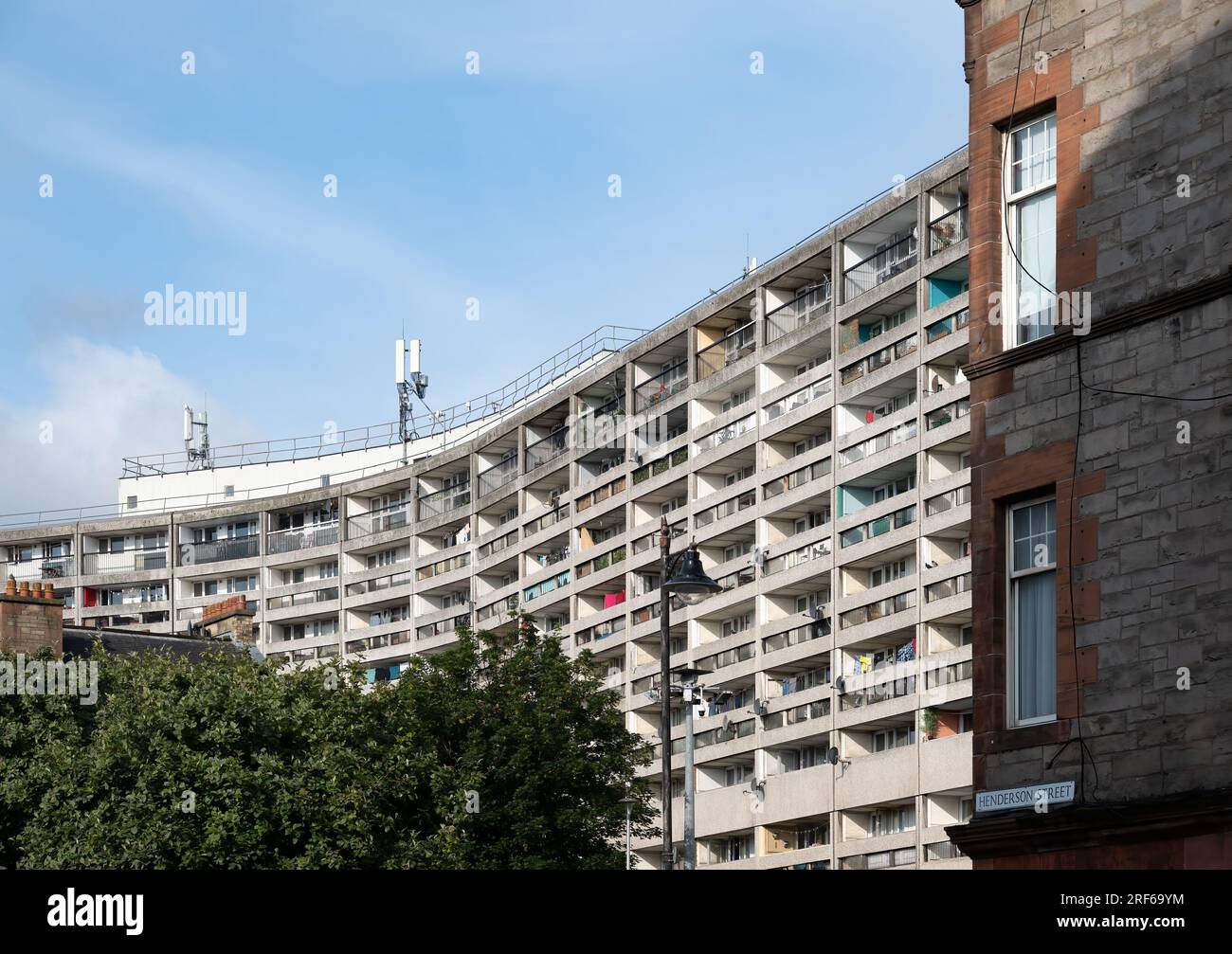 Edinburgh, Scotland, UK - Cables Wynd House (Banana Flats) by Alison ...