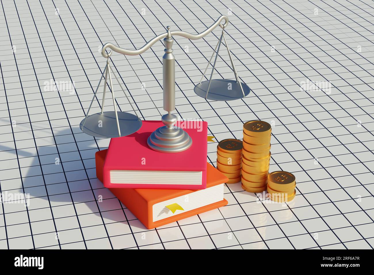 Photo sketch 3d collage graphics artwork picture of judgment scales ...