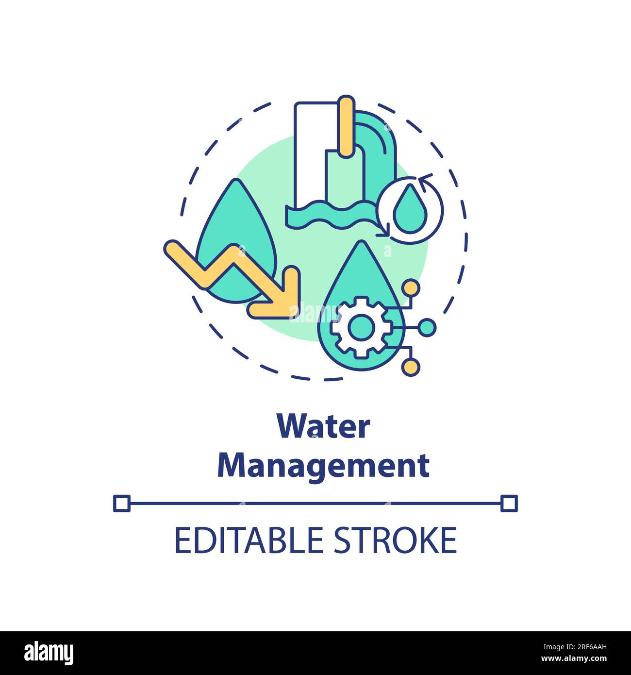 Sustainable water management Cut Out Stock Images & Pictures - Alamy