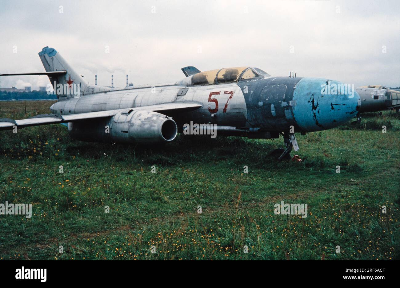A Yakolev Yak 25 Russian Fighter Jet, at Khodynka Airport in Moscow in ...